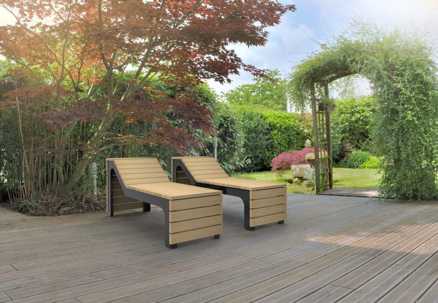 Het BLOCKS ligbed - Een robuust en houten ligbed - Inter Design